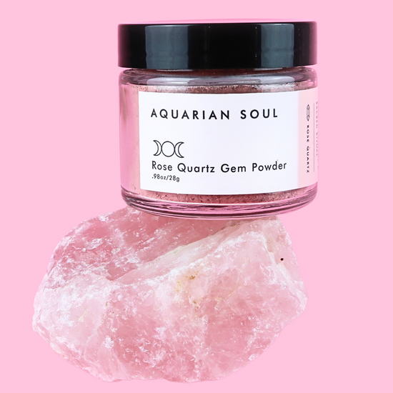 Rose Quartz Gem Powder – Aquarian Soul