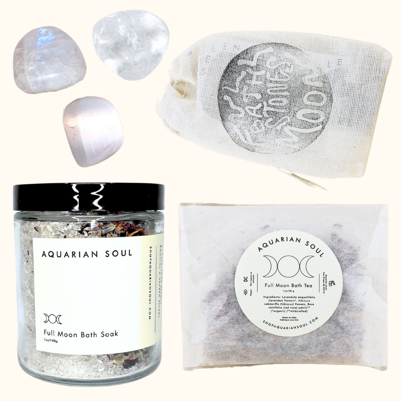 Full Moon Ritual Bath Set – Aquarian Soul