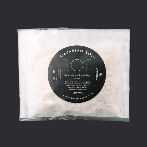 New Moon Bath Tea Bag – Aquarian Soul